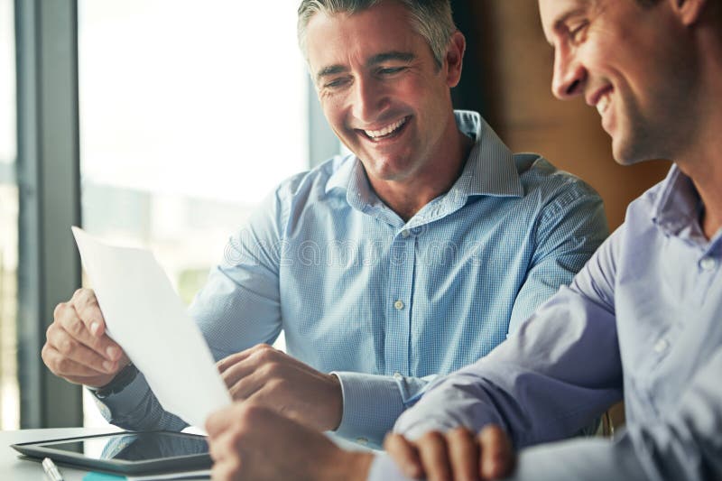 Im really Impressed with this Work. Two Businessmen Discussing ...