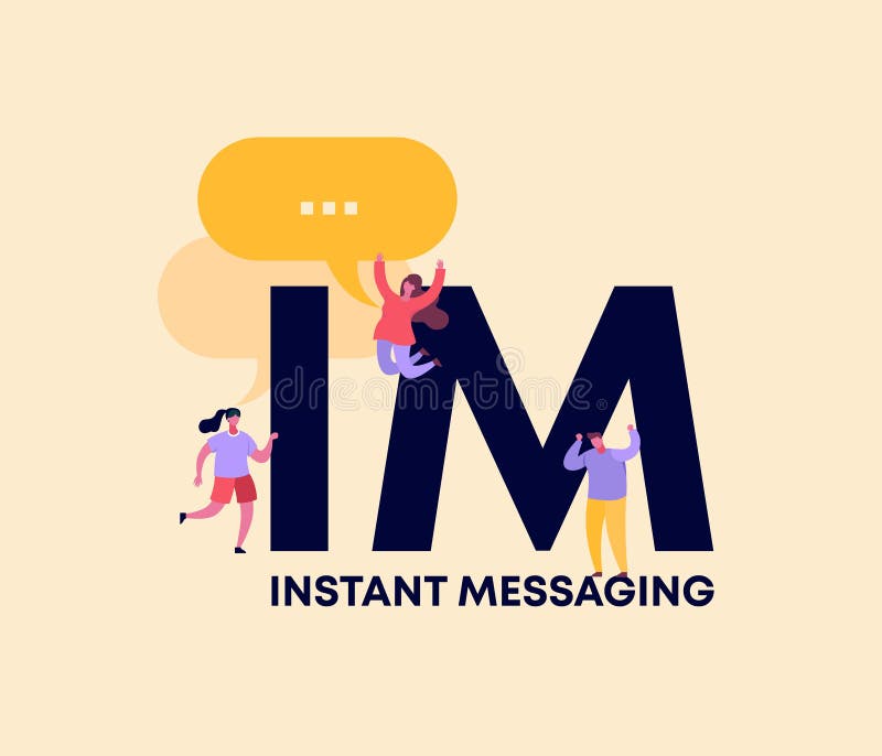 Instant Messaging Stock Illustrations – 2,190 Instant Messaging Stock ...
