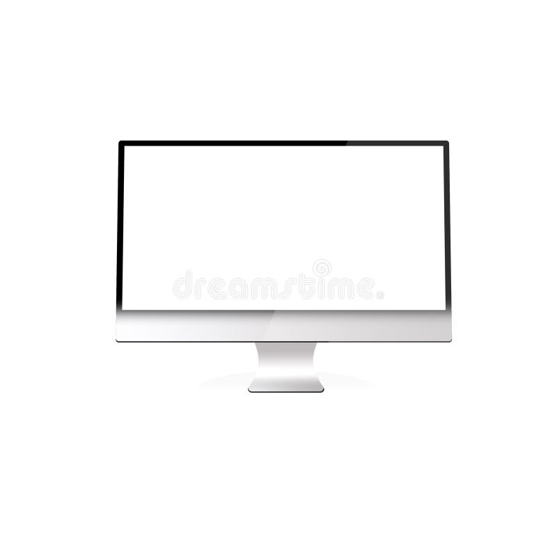 Mac computer screen stock illustration. Illustration of equipment ...