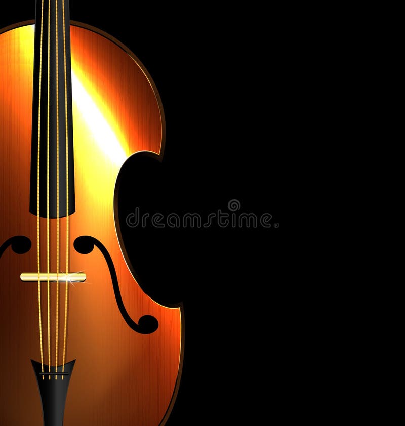 Image of abstract fiddle stock vector. Illustration of musical - 58029784