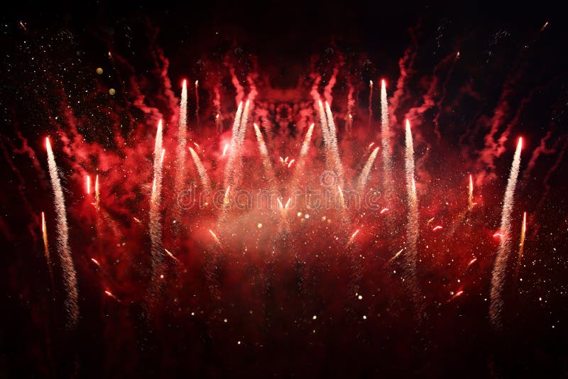 Image of Abstract Holiday Firework Background Stock Image - Image of ...