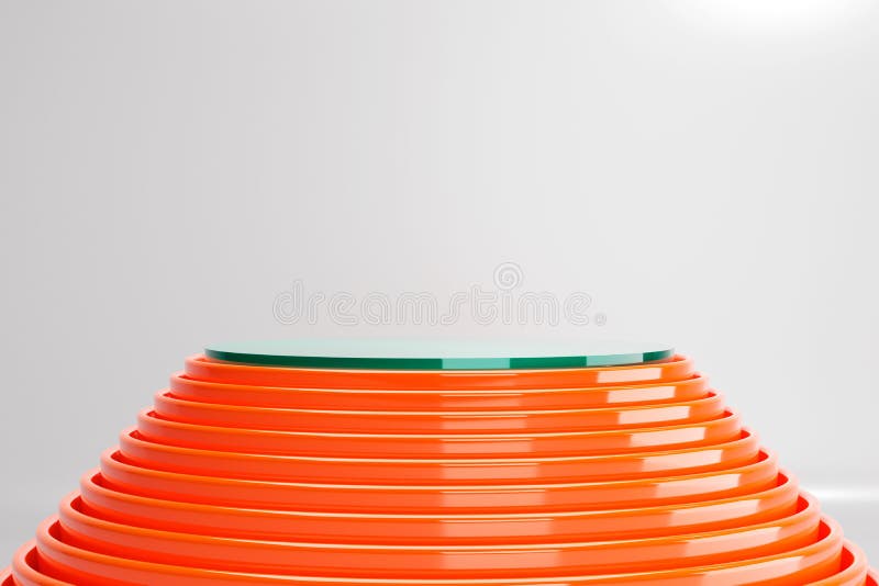 Abstract Orange Half Round Table Stock Illustrations – 14 Abstract ...