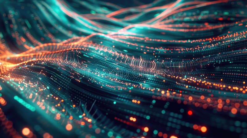 The Image is an Abstract Visualization of a Neural Network Stock ... The Image is an Abstract Visualization of a Neural Network Stock ...