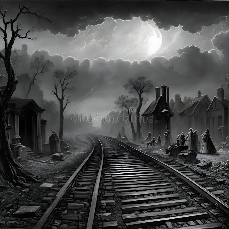 Haunted Train Stock Illustrations – 105 Haunted Train Stock ...