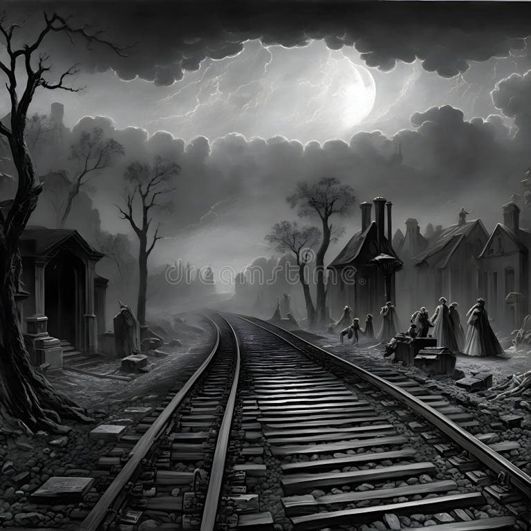 Image of Activity or Environment Scene at Haunted Train Tracks by the ...