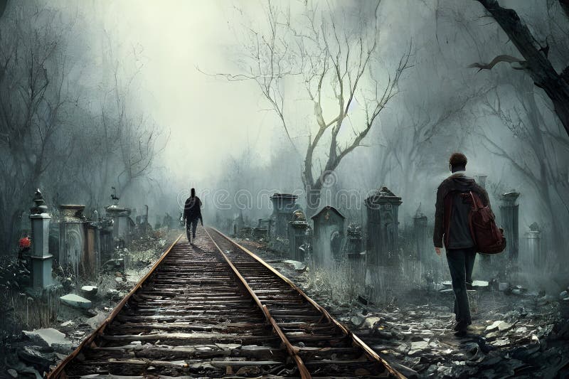 Image of Activity or Environment Scene at Haunted Train Tracks by the ...