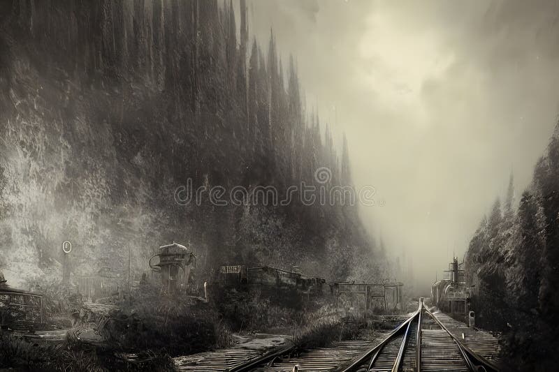 Image of Activity or Environment Scene at Haunted Train Tracks by the ...