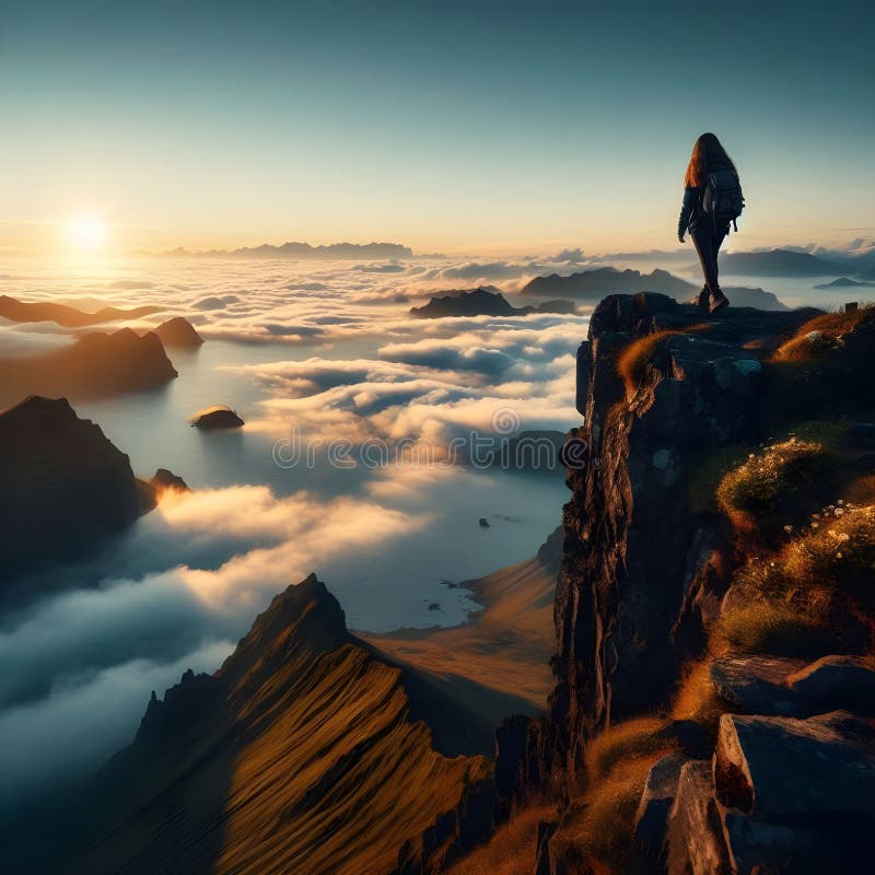 Cliff Looking Over Stock Illustrations – 385 Cliff Looking Over Stock ...