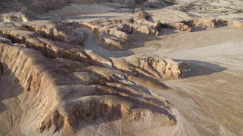 Aerial Landscape Formation Scene of the Texture and Pattern of the ...