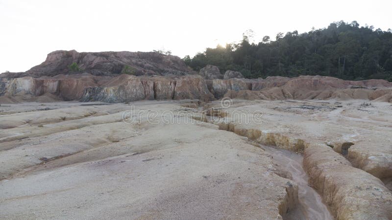 Aerial Landscape Formation Scene of the Texture and Pattern of the ...