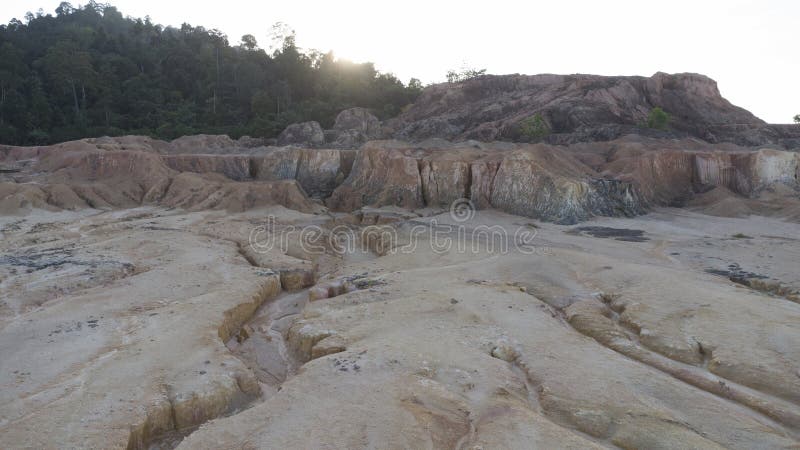 Aerial Landscape Formation Scene of the Texture and Pattern of the ...