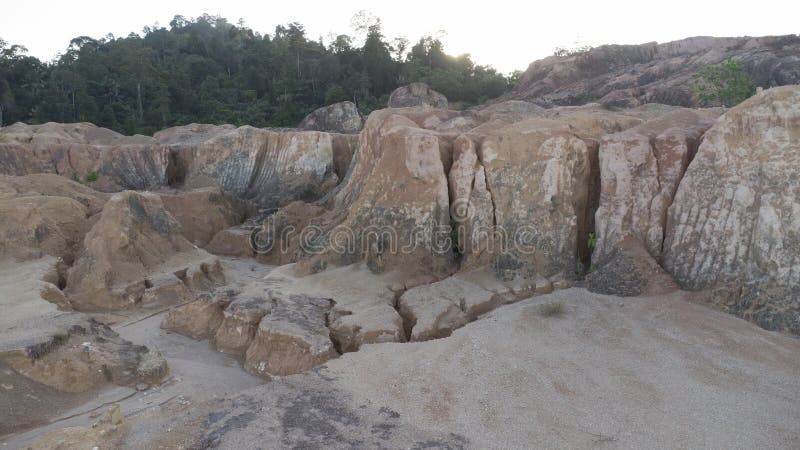 Aerial Landscape Formation Scene of the Texture and Pattern of the ...
