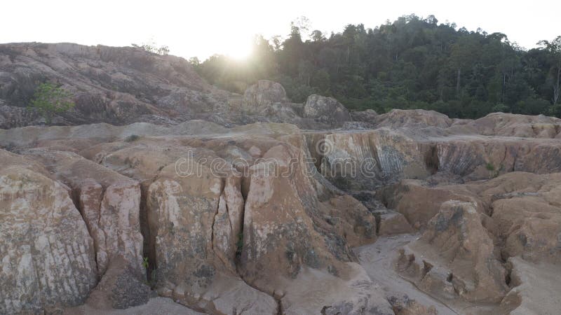 Aerial Landscape Formation Scene of the Texture and Pattern of the ...