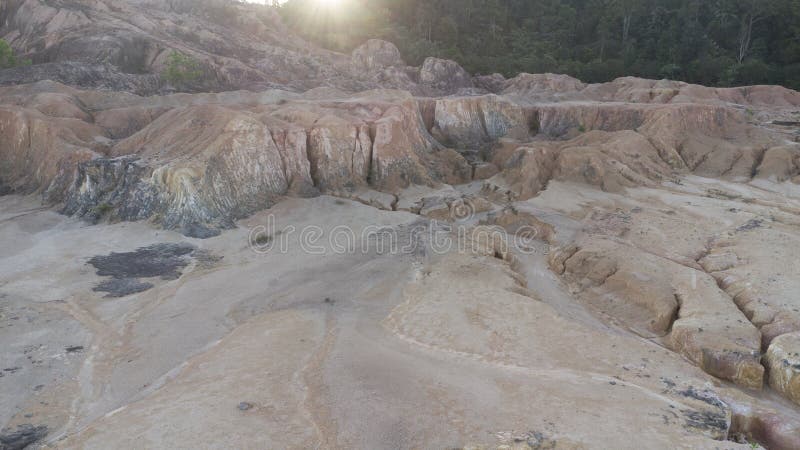 Aerial Landscape Formation Scene of the Texture and Pattern of the ...