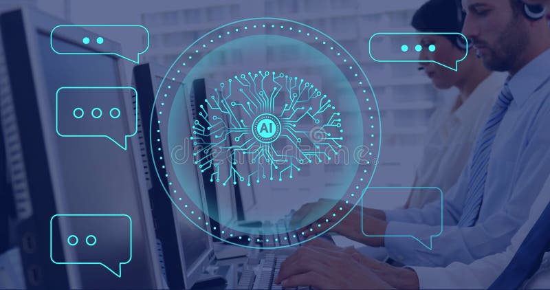 Image of Ai Data Processing and Brain Over Diverse People Using ...