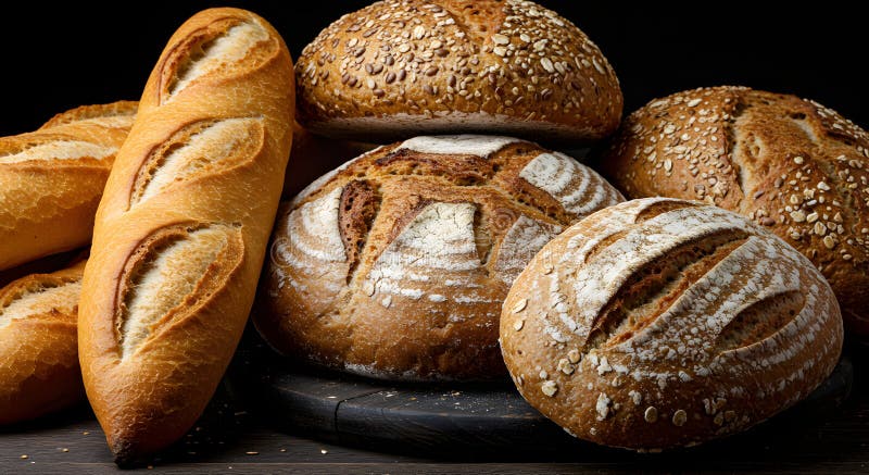 Artisanal bread isolated stock illustration. Illustration of sandwhich ...