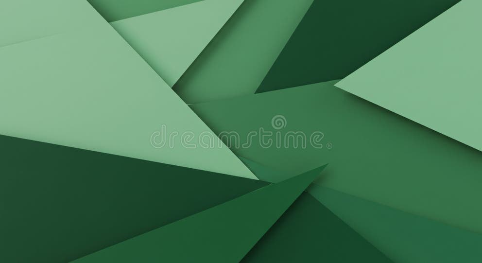 Green Geometric Patterns Abstract Vector Digital Design Illustration ...