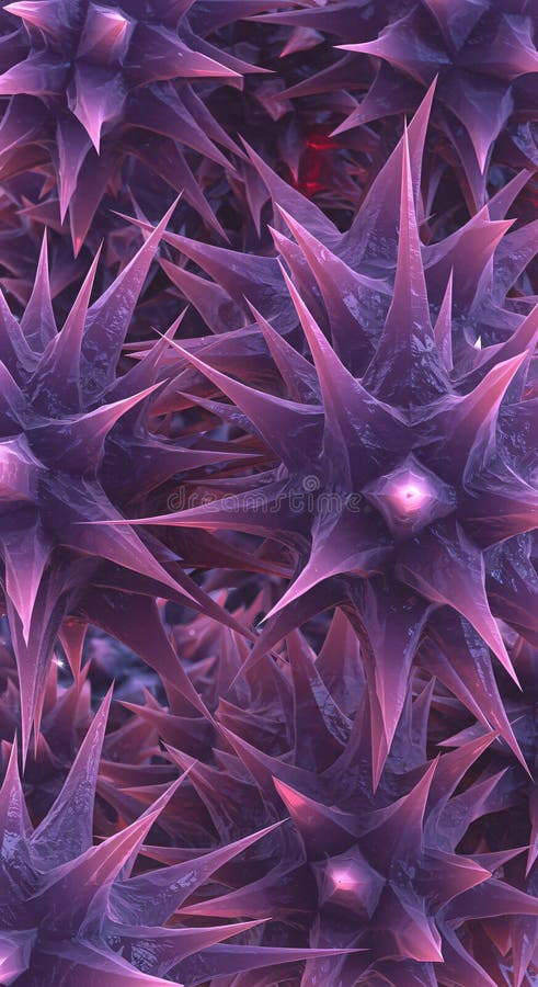 Spikes Portrait Abstract Vector Digital Design Illustration Wallpaper ...