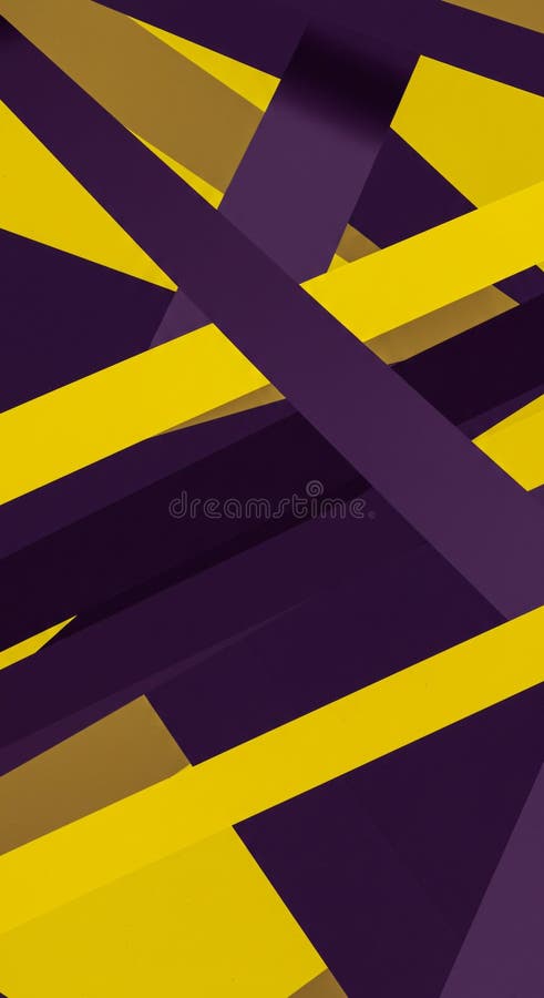 Purple Yellow Geometric Patterns Abstract Vector Digital Design ...