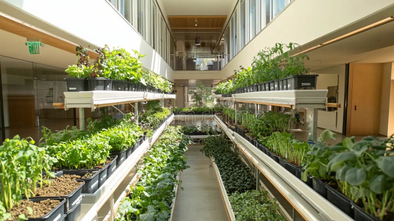 Vertical Farming, Modern Farming Stock Photo - Image of growth ...