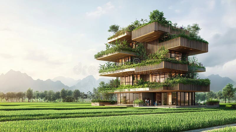 Vertical Farming, Modern Farming Stock Photo - Image of growth, trees ...