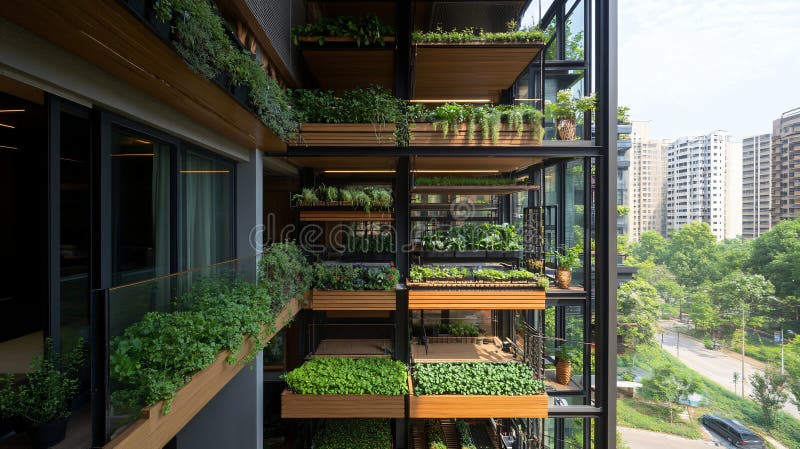 Vertical Farming, Modern Farming Stock Image - Image of shortage ...