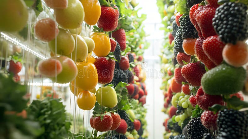 Vertical Farming Modern Variety Fruits Stock Photos - Free & Royalty ...