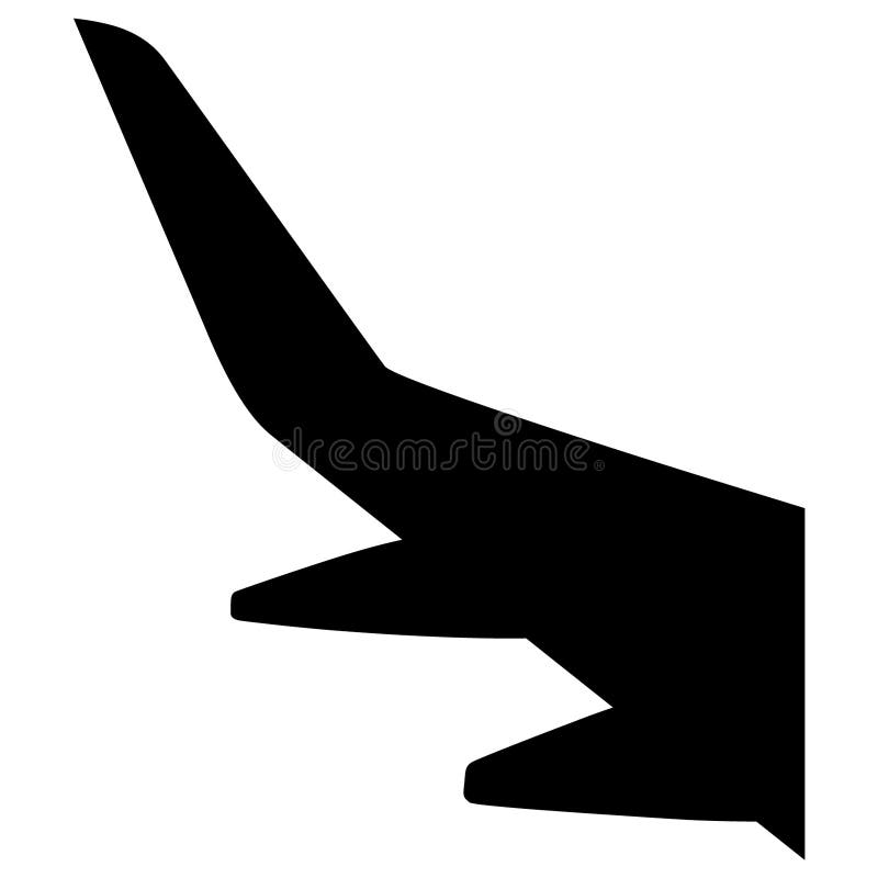 Airplane Wing EPS Vector File Stock Illustration - Illustration of ...