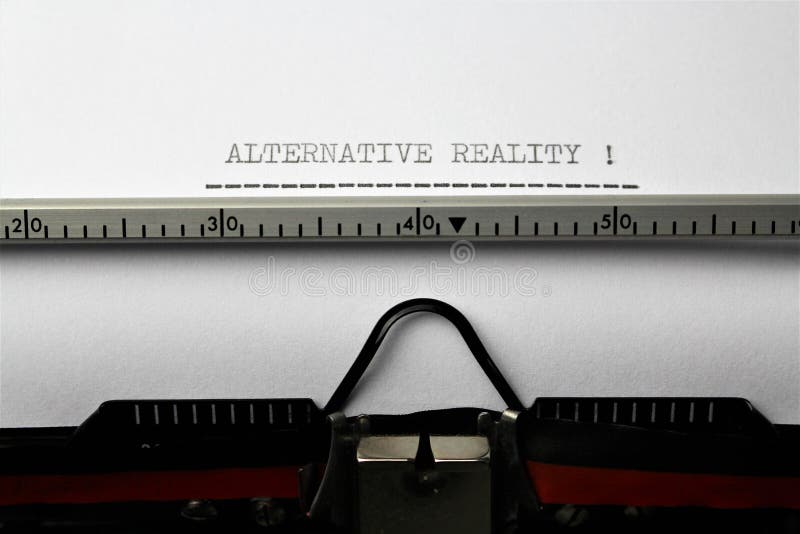 Alternative Reality. Surreal Pink Sky Landscape in AI Vision Stock ...