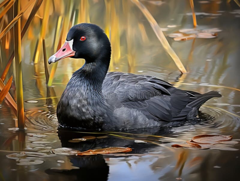 American Coot Made with Generative AI Illustration Stock Illustration ...