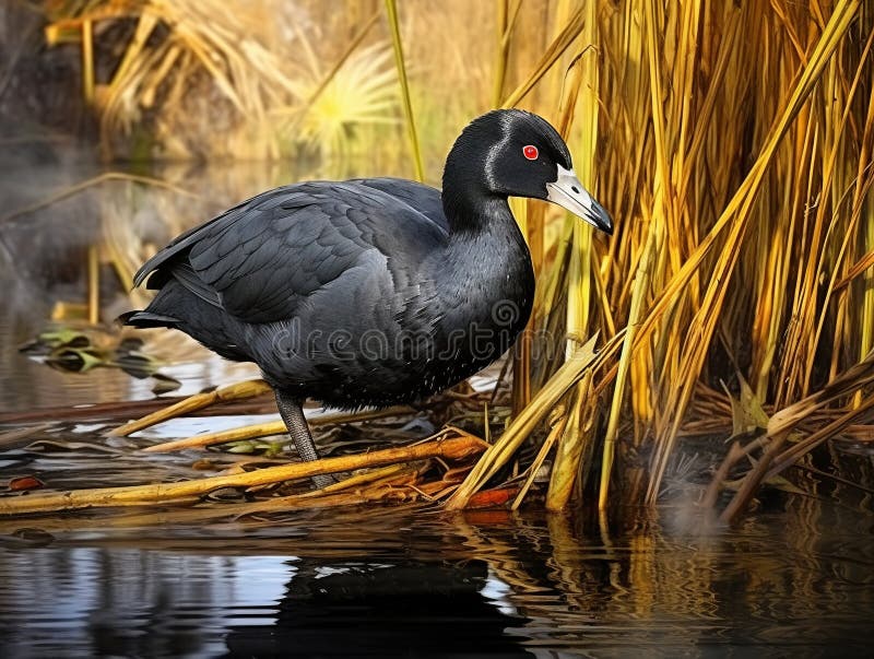 American Coot Made with Generative AI Illustration Stock Illustration ...