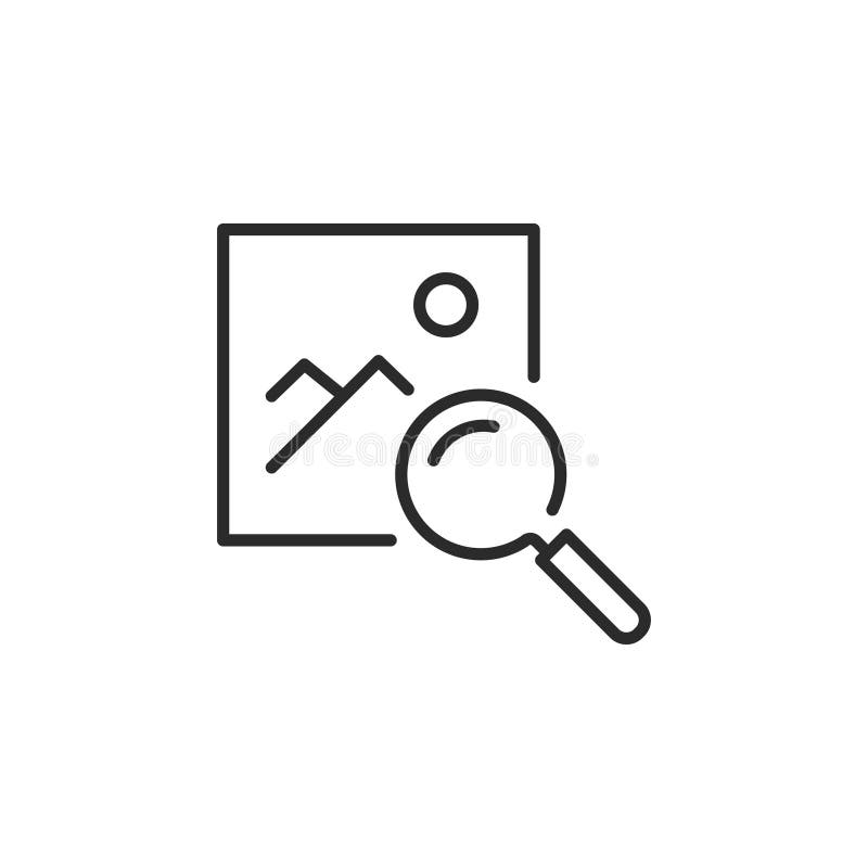 Image Analysis Icon stock vector. Illustration of sharpness - 319197535