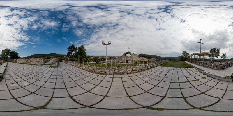 360 Image of the Ancient Fortress in Lovech, Bulgaria Stock Photo ...