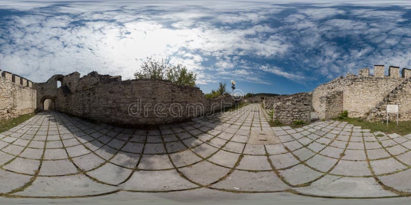 360 Image of the Ancient Fortress in Lovech, Bulgaria Stock Image ...