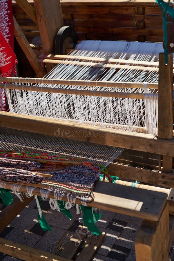 Image of an ancient loom. stock photo. Image of hereditary - 186044196