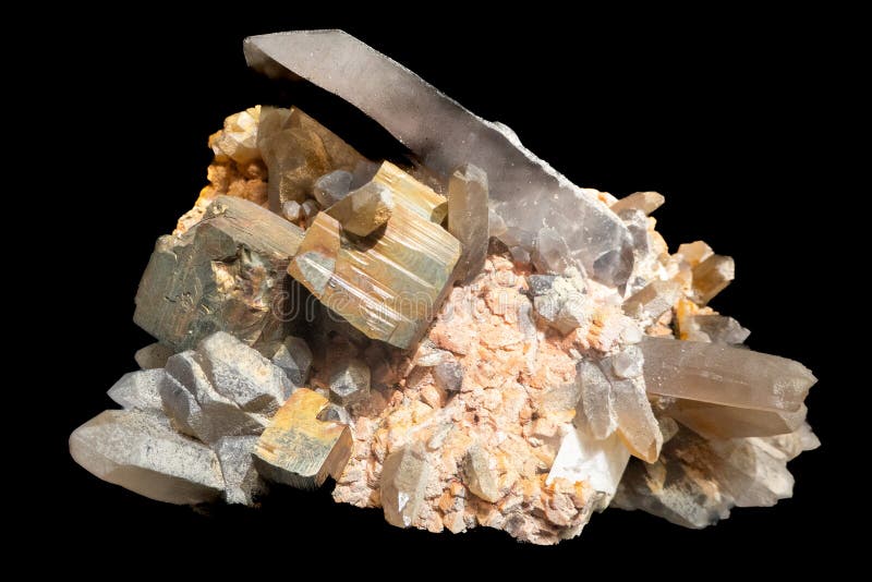 A Specimen of a Mineral or Crystal Formation Stock Image - Image of ...