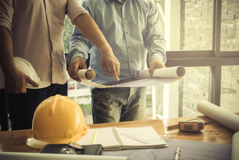 Image of the Architectural Project Engineer Stock Photo - Image of ...