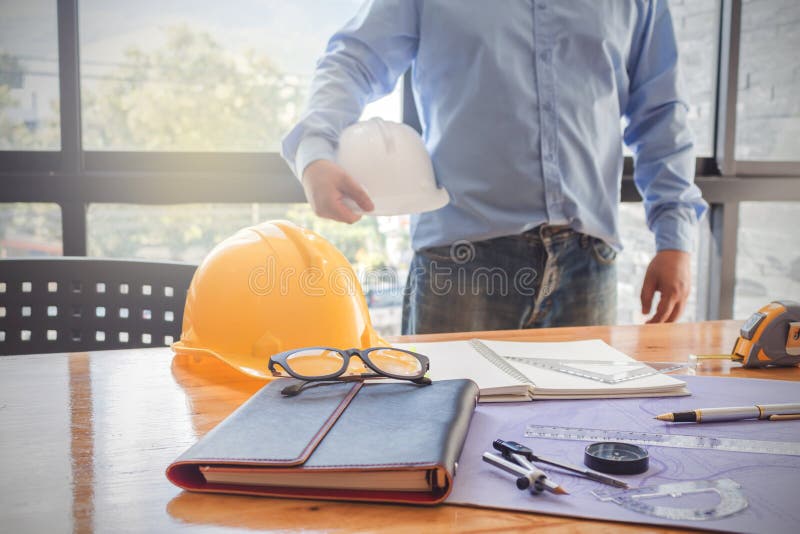 Image of the Architectural Project Engineer Stock Image - Image of ...