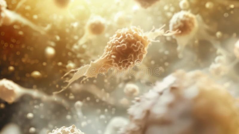 An Image of an Army of White Cells in Action Attacking and Destroying ...