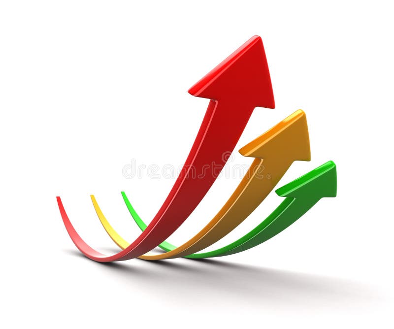 Image of Arrows up stock illustration. Illustration of generated - 80430782