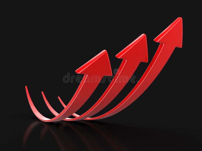 Image of Arrows up stock illustration. Illustration of incentive - 82332188