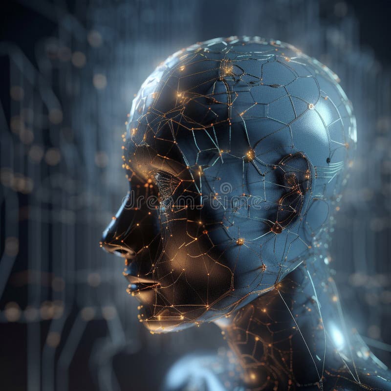 Image of Artificial Intelligence of the Future Stock Illustration ...