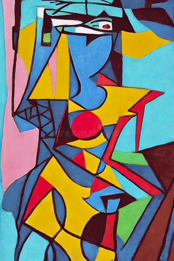 Image of the Artist Picasso Concept of Arts Mixed with Loish Style and ...