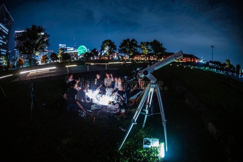 Image of Astronomical Observation in Astronomical Telescope Stock Image ...