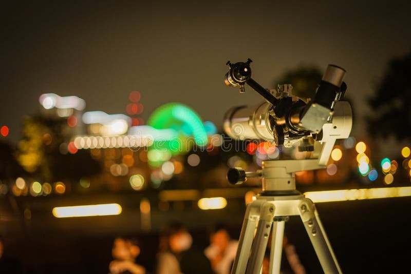 Image of Astronomical Observation in Astronomical Telescope Stock Photo ...