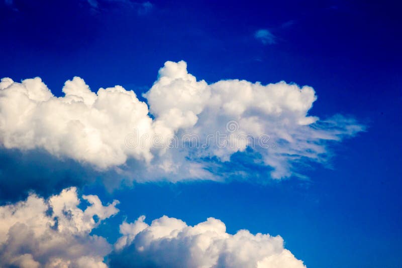 Atmospheric Natural Phenomenon of Beautiful Clouds in the Sky Stock ...