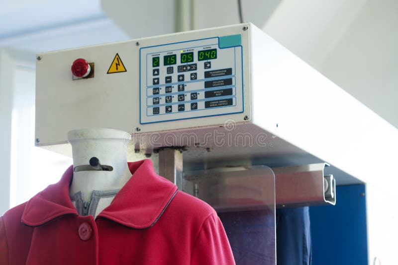 Image of Automatic Machine for Steaming Clothes Stock Image - Image of ...