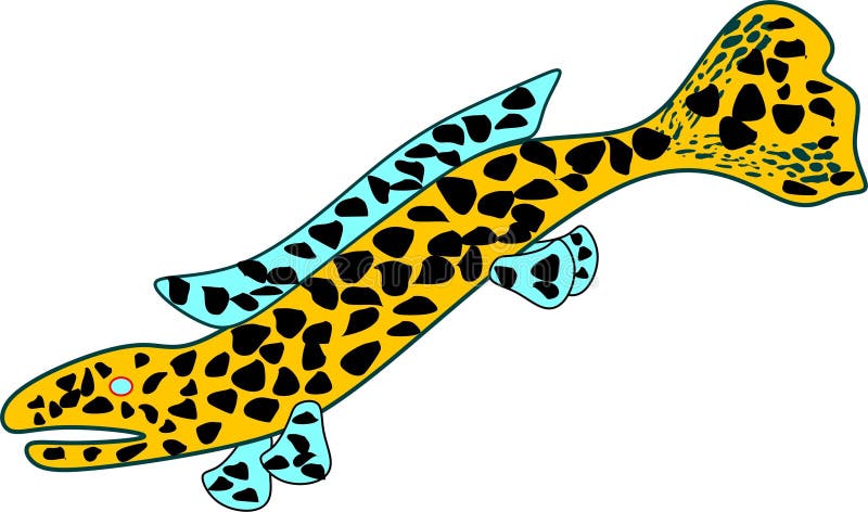 That is the Image of Leopard Fish Illustration. Stock Illustration ...