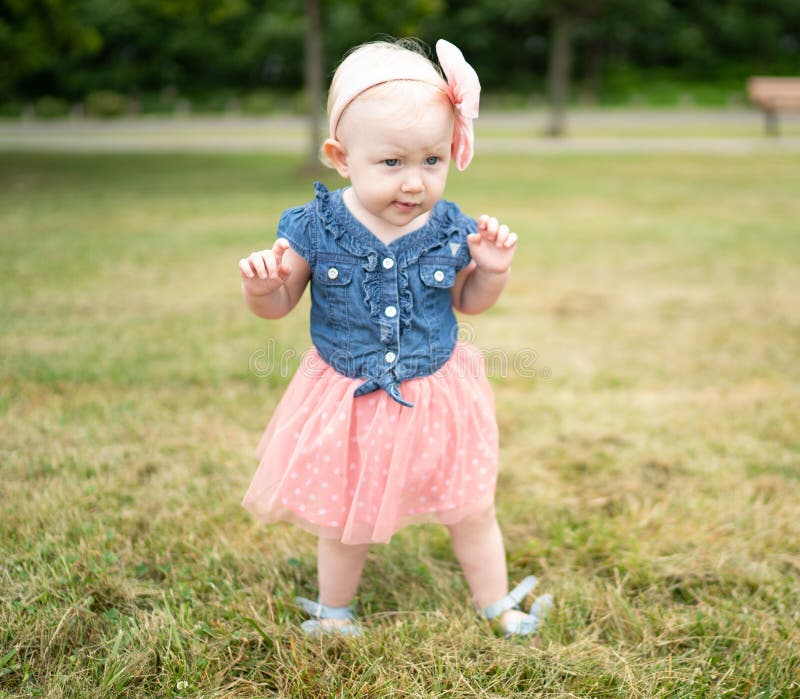 Baby playing outside stock photo. Image of happy, love - 122238582