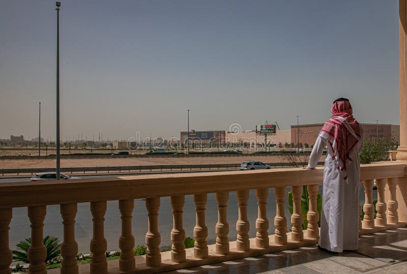 Image from Back of Saudi Businessman Saudi Man Stock Photo - Image of ...
